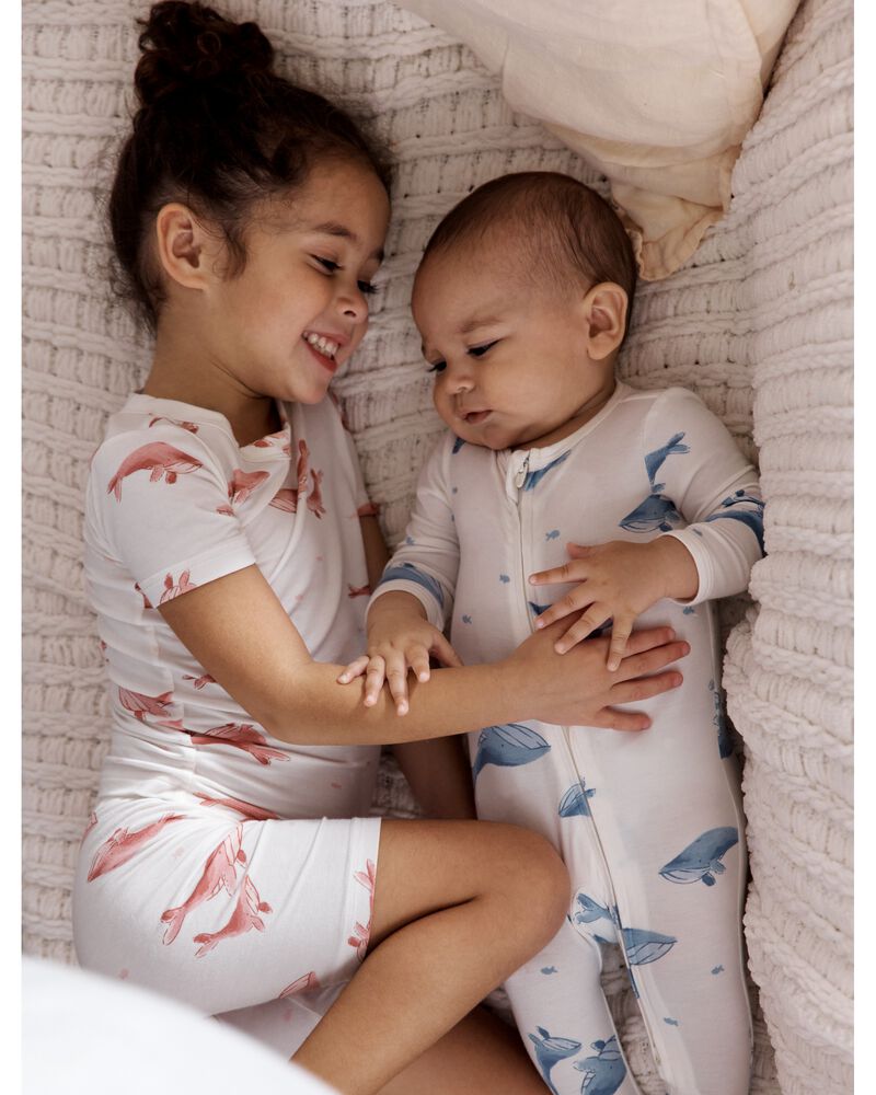 Ivory 2-Piece Whale PurelySoft Pajamas | Carter’s Oshkosh Canada