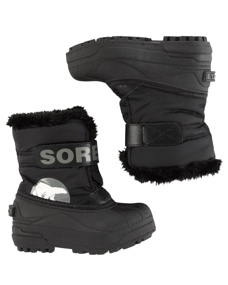 kids boots snow boots carters Black Toddler Sorel Snow Commander Winter ...