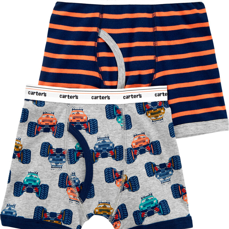 Multi 2-Pack Cotton Boxer Briefs | Carter’s Oshkosh Canada