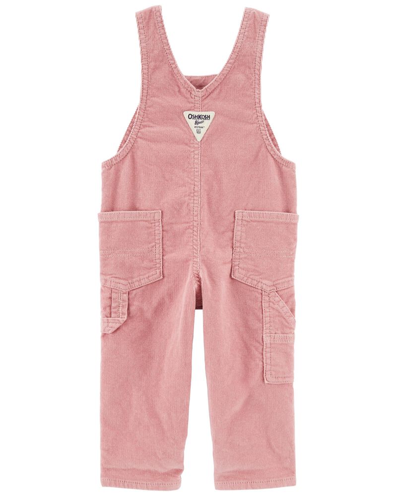 Pink Toddler Girl Corduroy Pink Overalls | carters.com