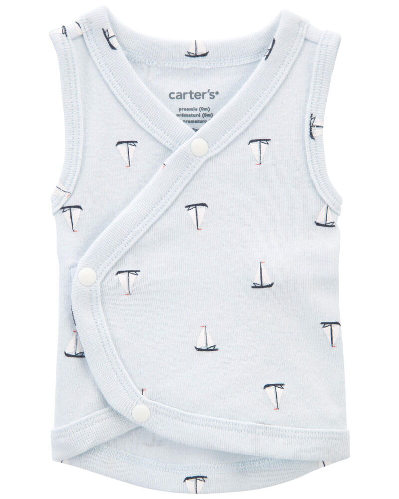 Blue Preemie Sailboat Tank | Carter’s Canada