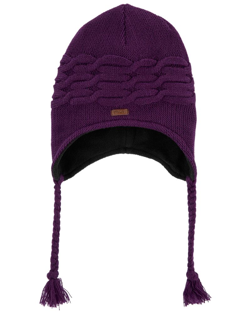 Purple KOMBI Weave Peruvian Tuque | carters.com