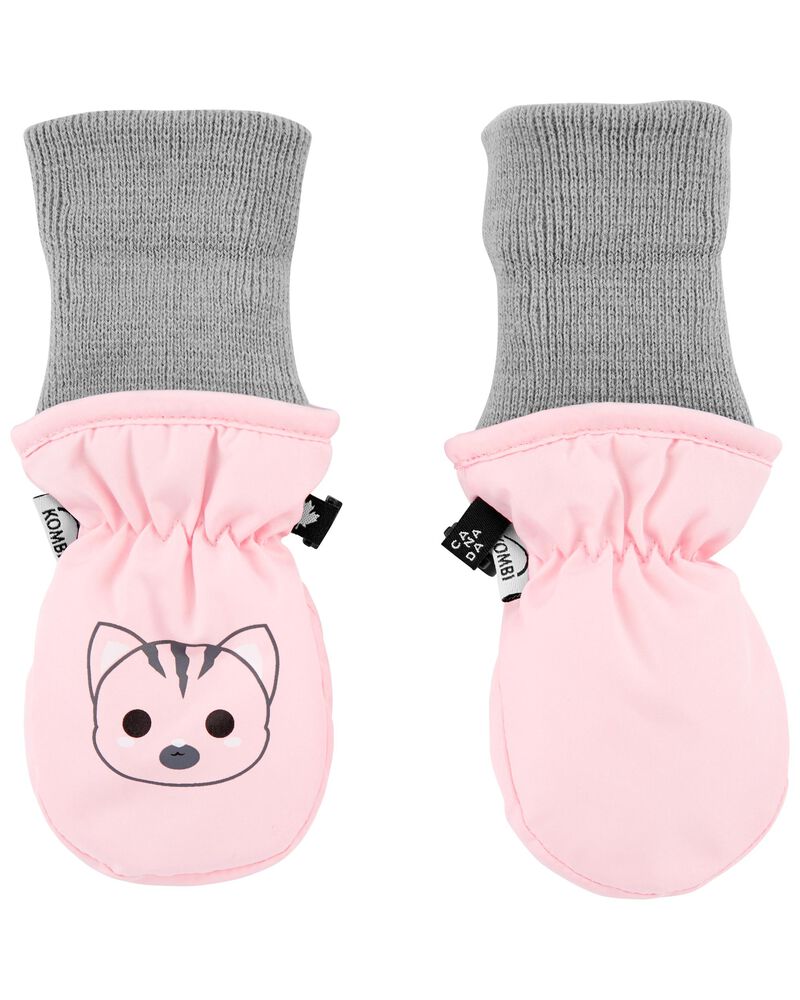 Pink KOMBI Baby Animal Mittens | carters.com