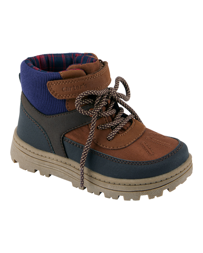 Brown Kid High-Top Hiking Boot | Carter’s Oshkosh Canada