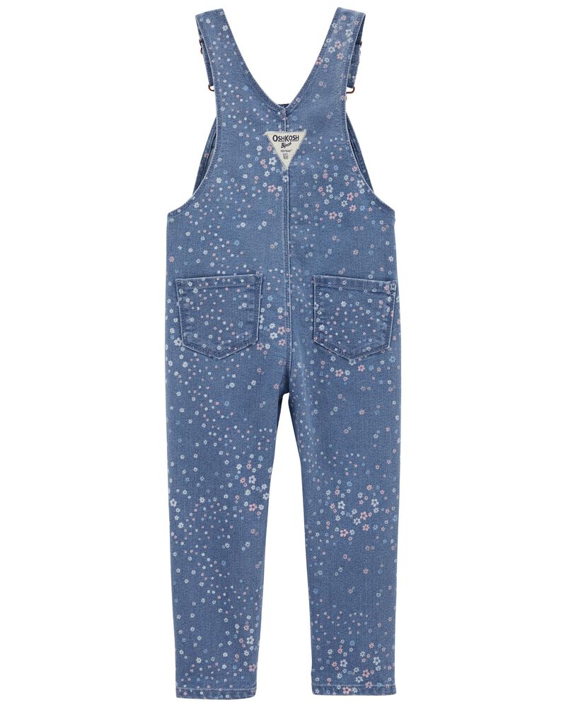 Denim Daisy Print Classic Overalls | carters.com