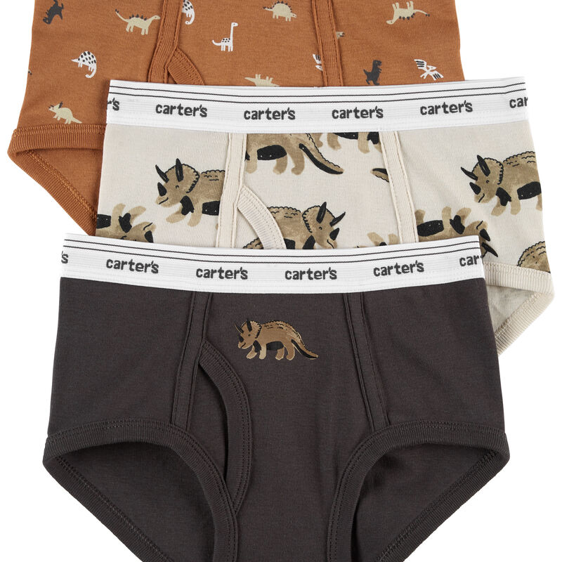 Tan/Grey 3-Pack Cotton Briefs | Carter’s Oshkosh Canada