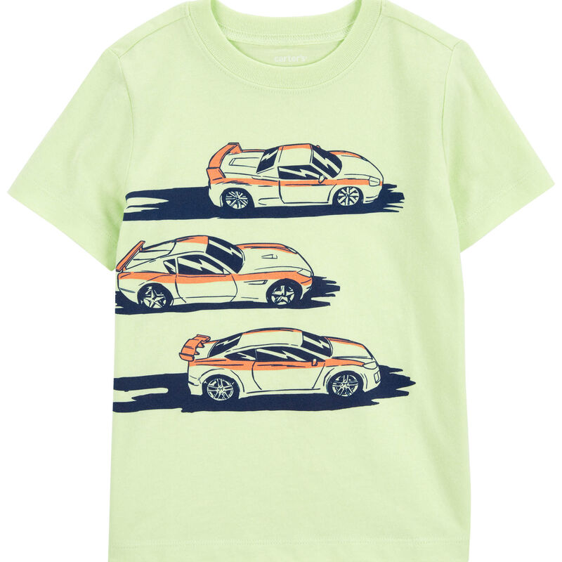 Lime Green Race Car Graphic Tee | Carter’s Oshkosh Canada