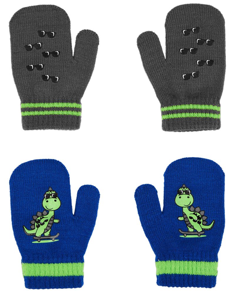 Multi 2-Pack Gripper Mittens | Carter’s Oshkosh Canada