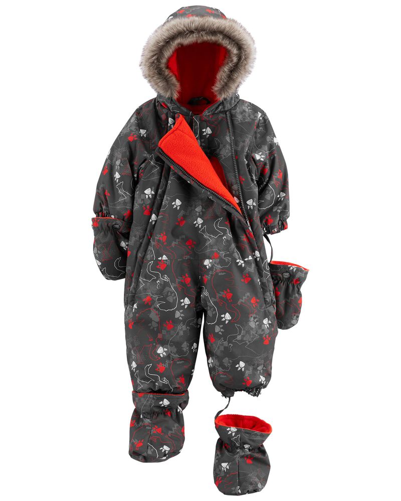 Multi Baby Hooded Snowsuit | Carter’s Oshkosh Canada