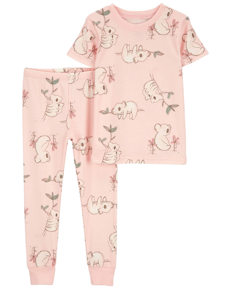 Pink 2-Piece Koala 100% Snug Fit Cotton Pyjamas | Carter’s Oshkosh Canada