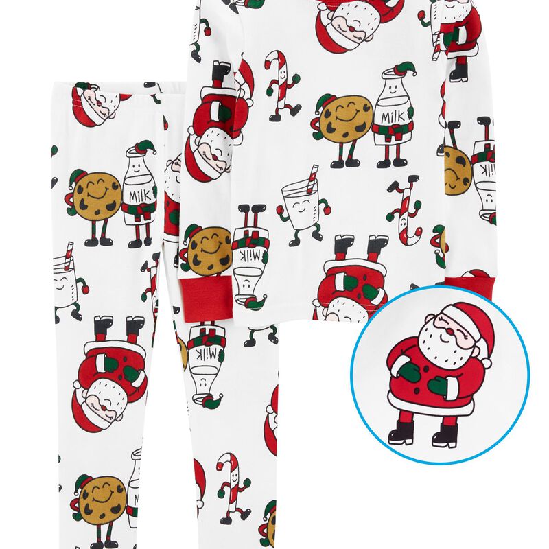 Tan Santa 2-Piece Santa Cookies 100% Snug Fit Cotton Pyjamas | carters.com