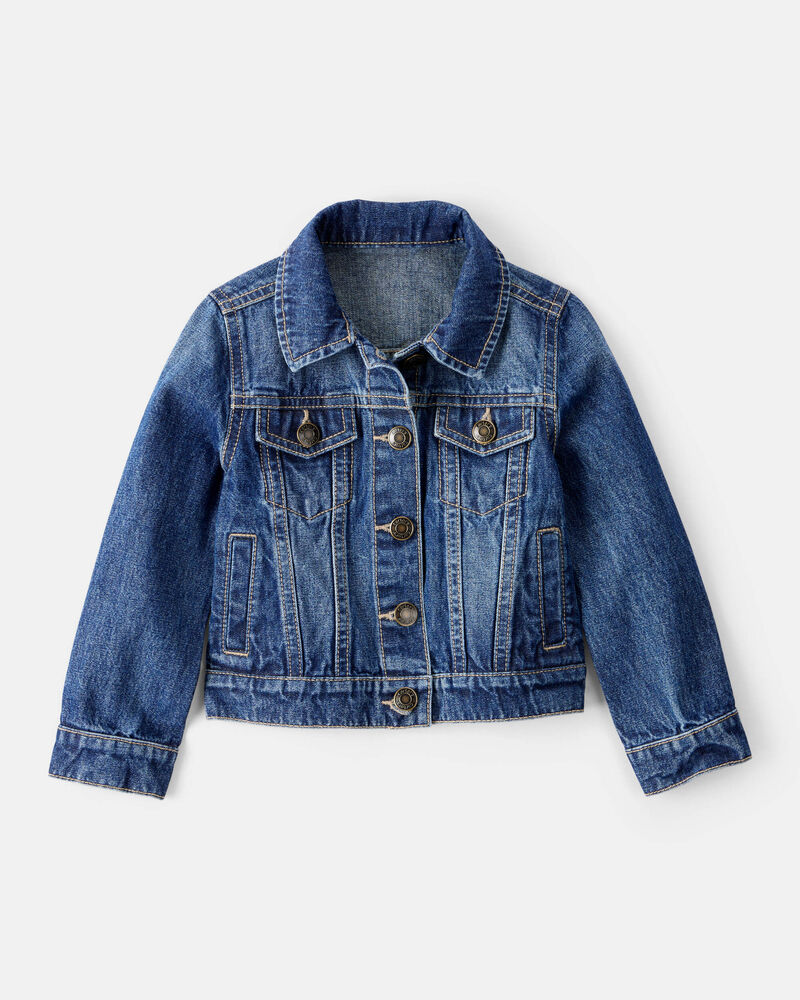 Denim Toddler Girls Basic Denim Jacket | Carter’s Oshkosh Canada
