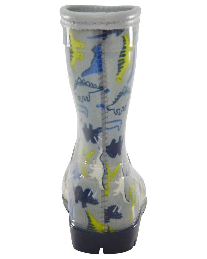 Grey Toddler Dinosaur Rain Boots | Carter’s Oshkosh Canada