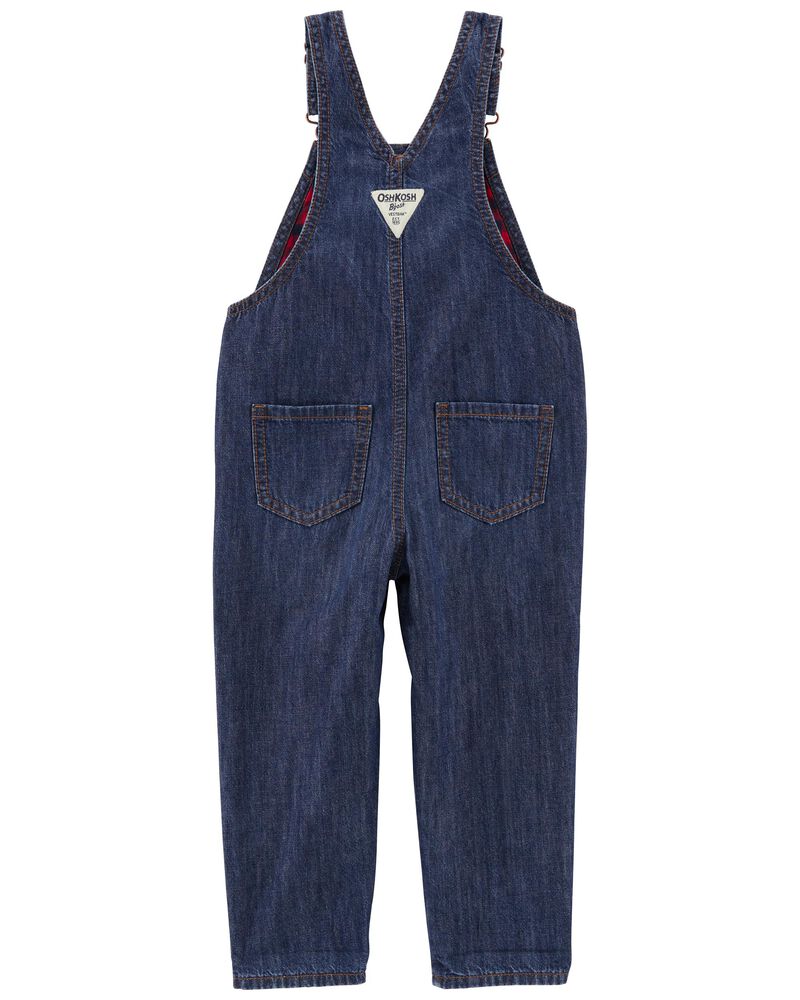 Nashville Wash Buffalo Plaid-Lined Overalls | carters.com