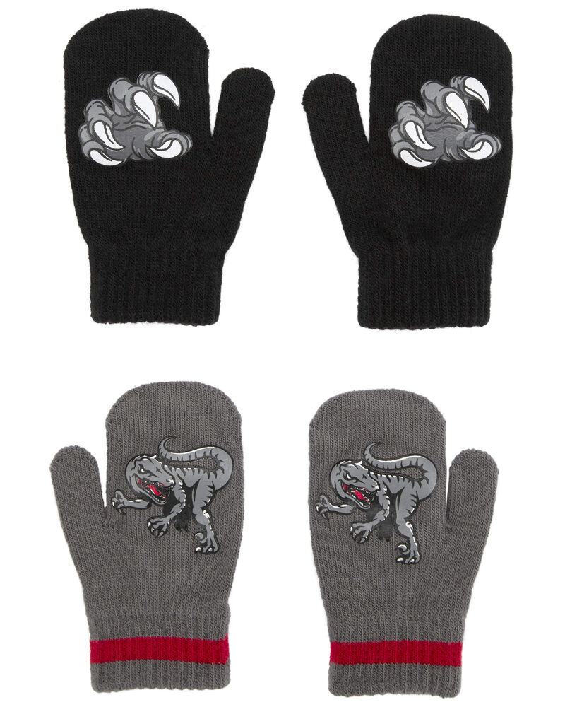 Multicolour Toddler KOMBI 2-Pack Dino Mini Mitten Set | Carter’s ...