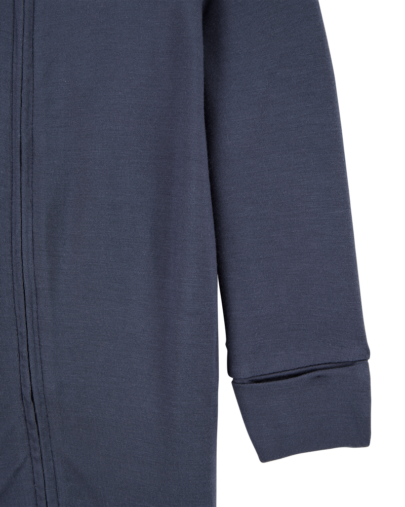 Navy Baby Zip-Up PurelySoft Sleeper Pyjamas - Navy | Carter’s Oshkosh ...