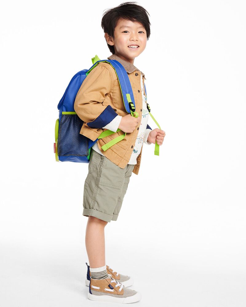 boy with backpack