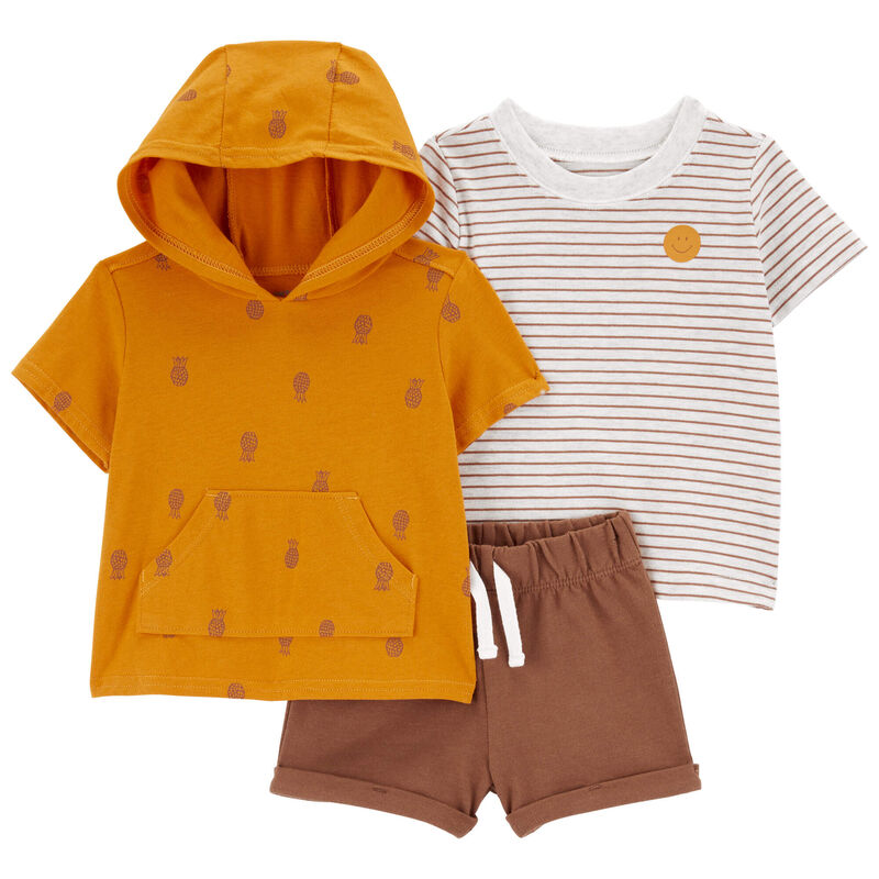 Multi Baby 3-Piece Little Short Set | Carter’s Oshkosh Canada