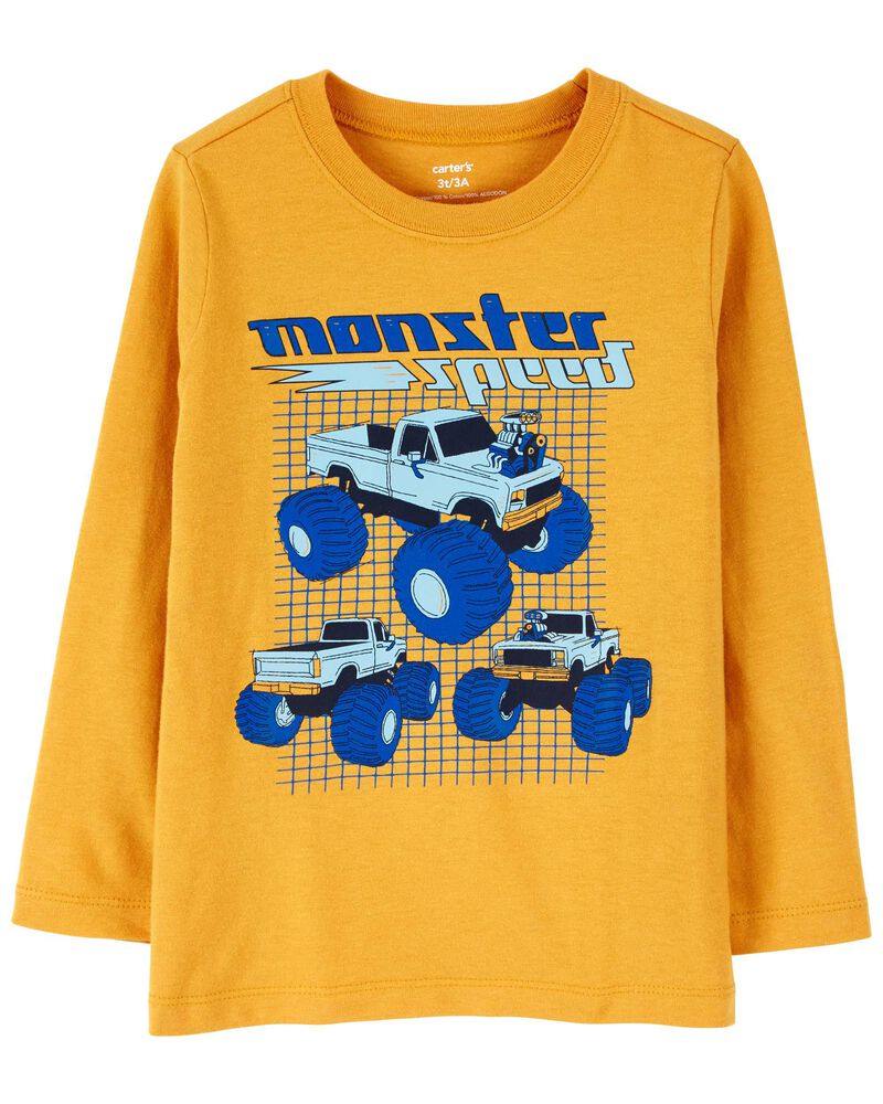Yellow Monster Truck Grahpic Tee | carters.com