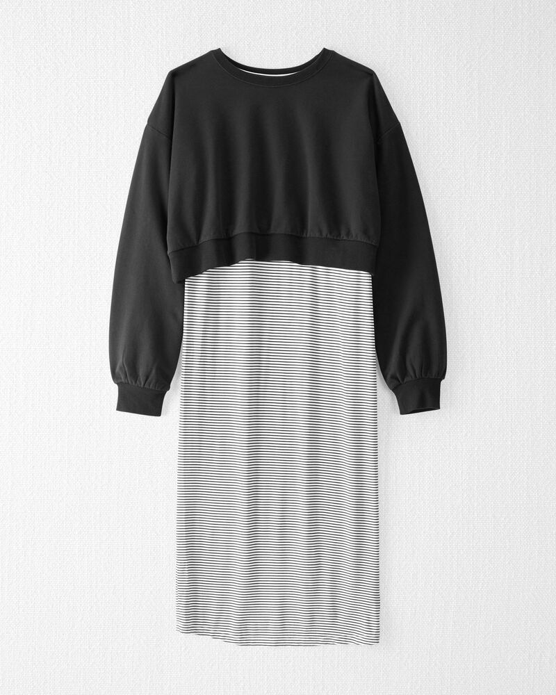 Striped Berry Black/Sweet Cream Adult Women's Maternity 2-In-1 Step Out ...