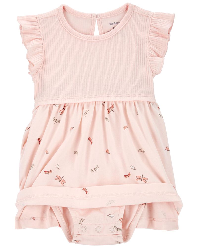 Pink Baby 2-Piece Bodysuit Dress & Cardigan Set | Carter’s Oshkosh Canada