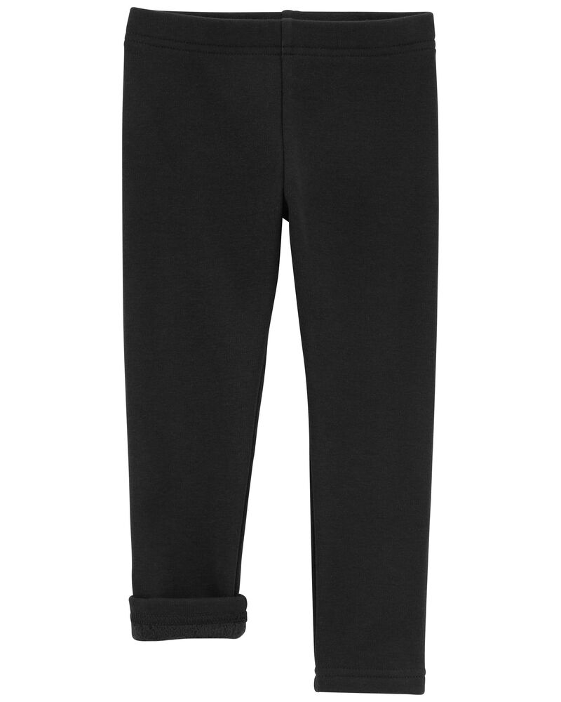 Black Cozy Fleece Leggings | carters.com