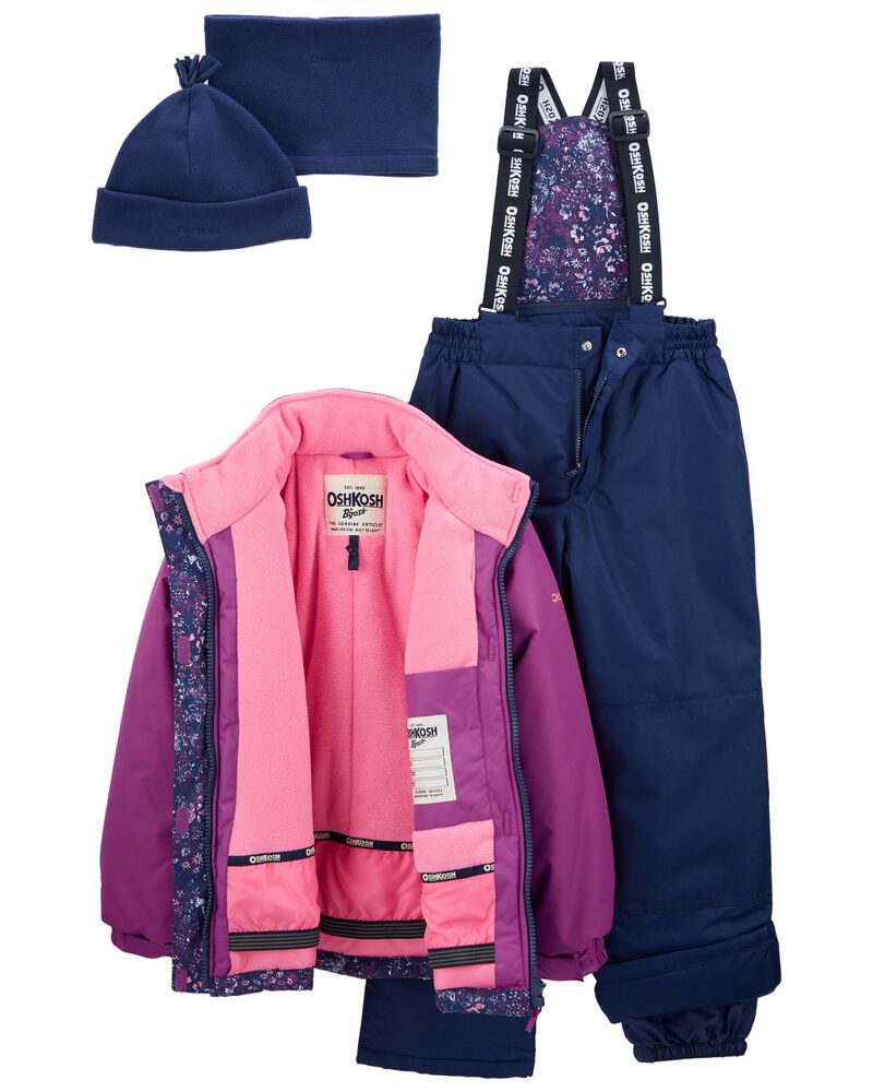 Multi 2-Piece Snowsuit With Bonus Hat And Neck Warmer | carters.com
