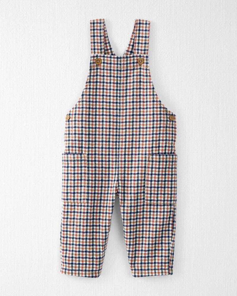 Plaid Organic Cotton Cozy Flannel Overalls | Carter’s Oshkosh Canada