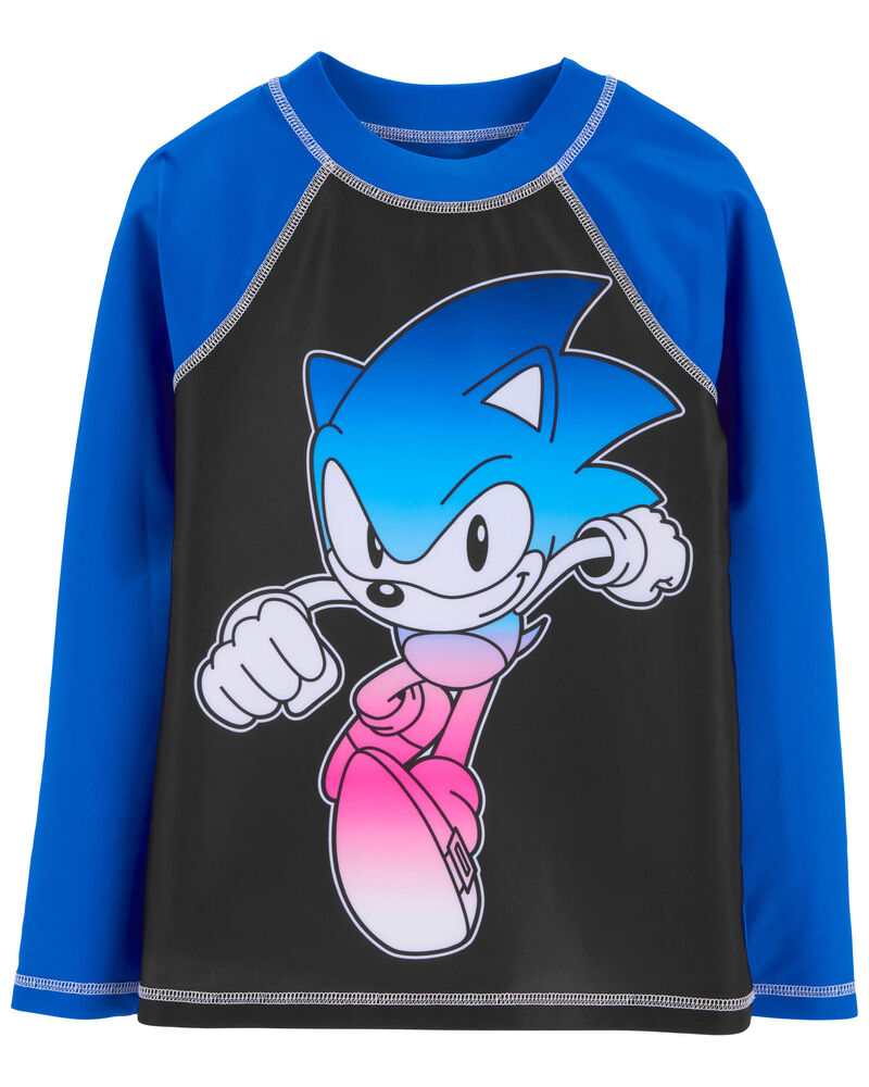 Blue/Black Sonic The Hedgehog Rashguard | Carter’s Canada