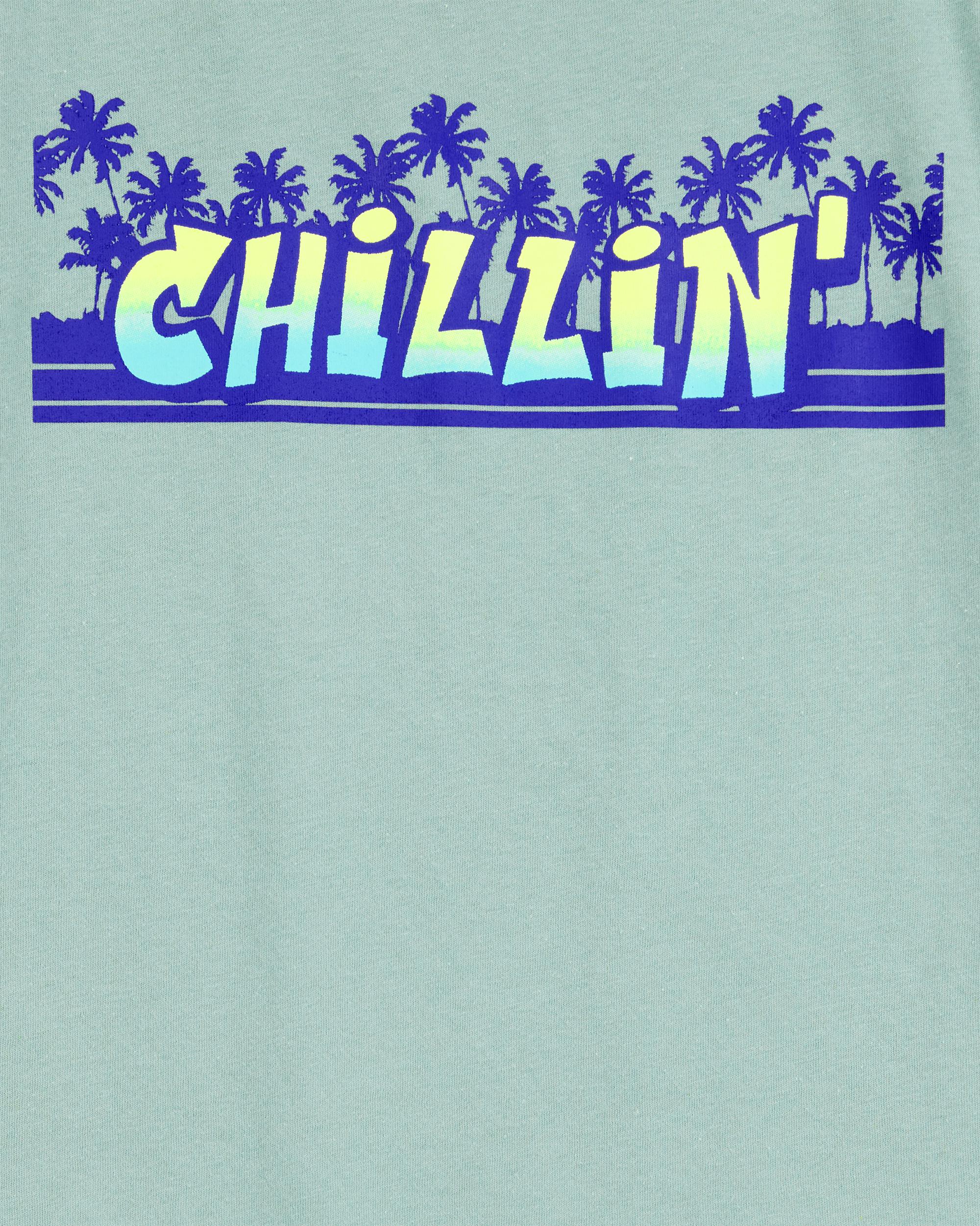 Green Kid Chillin' Short-Sleeve Graphic Tee | Carter’s Oshkosh Canada