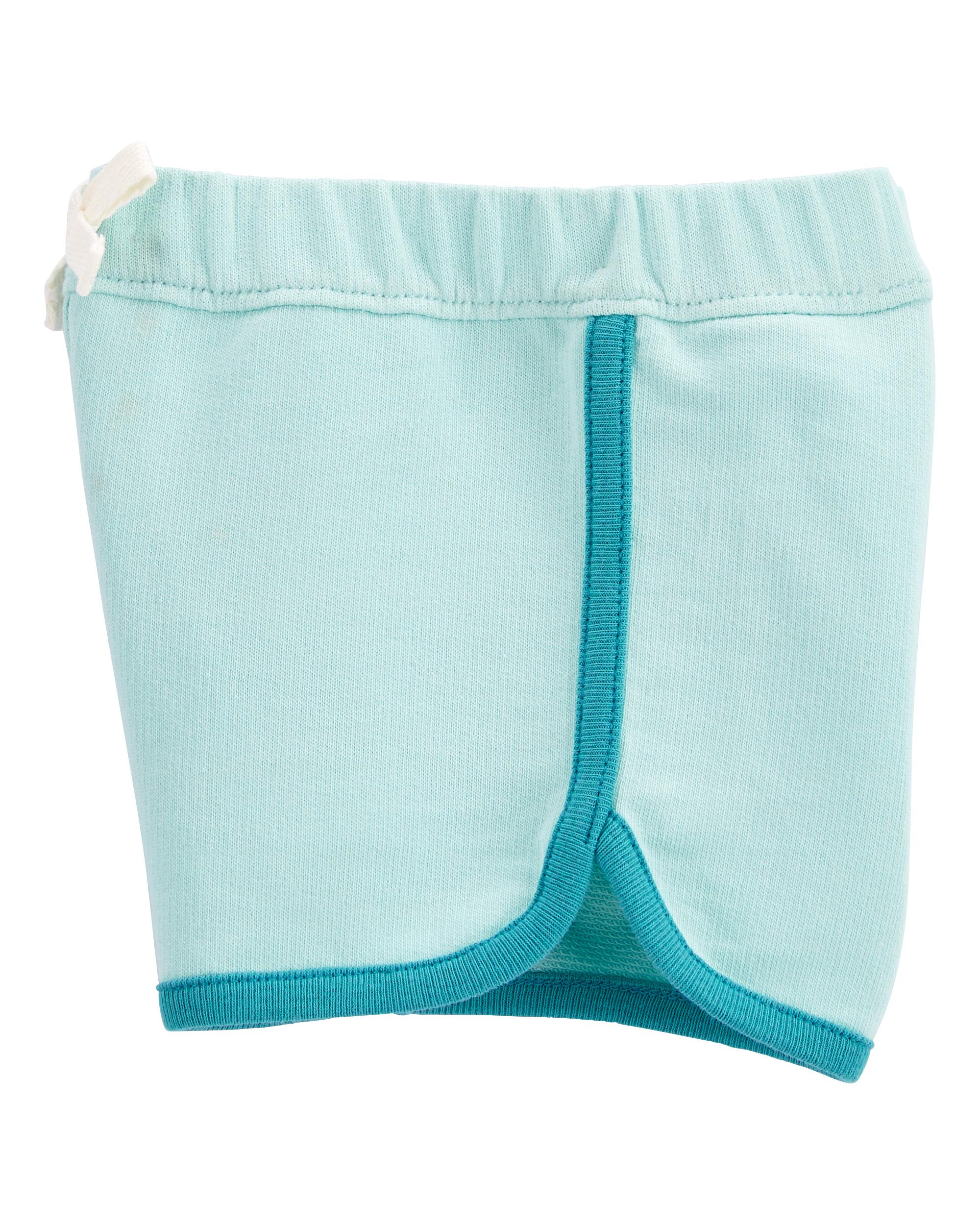 Blue Pull-On Cotton Shorts | Carter’s Oshkosh Canada