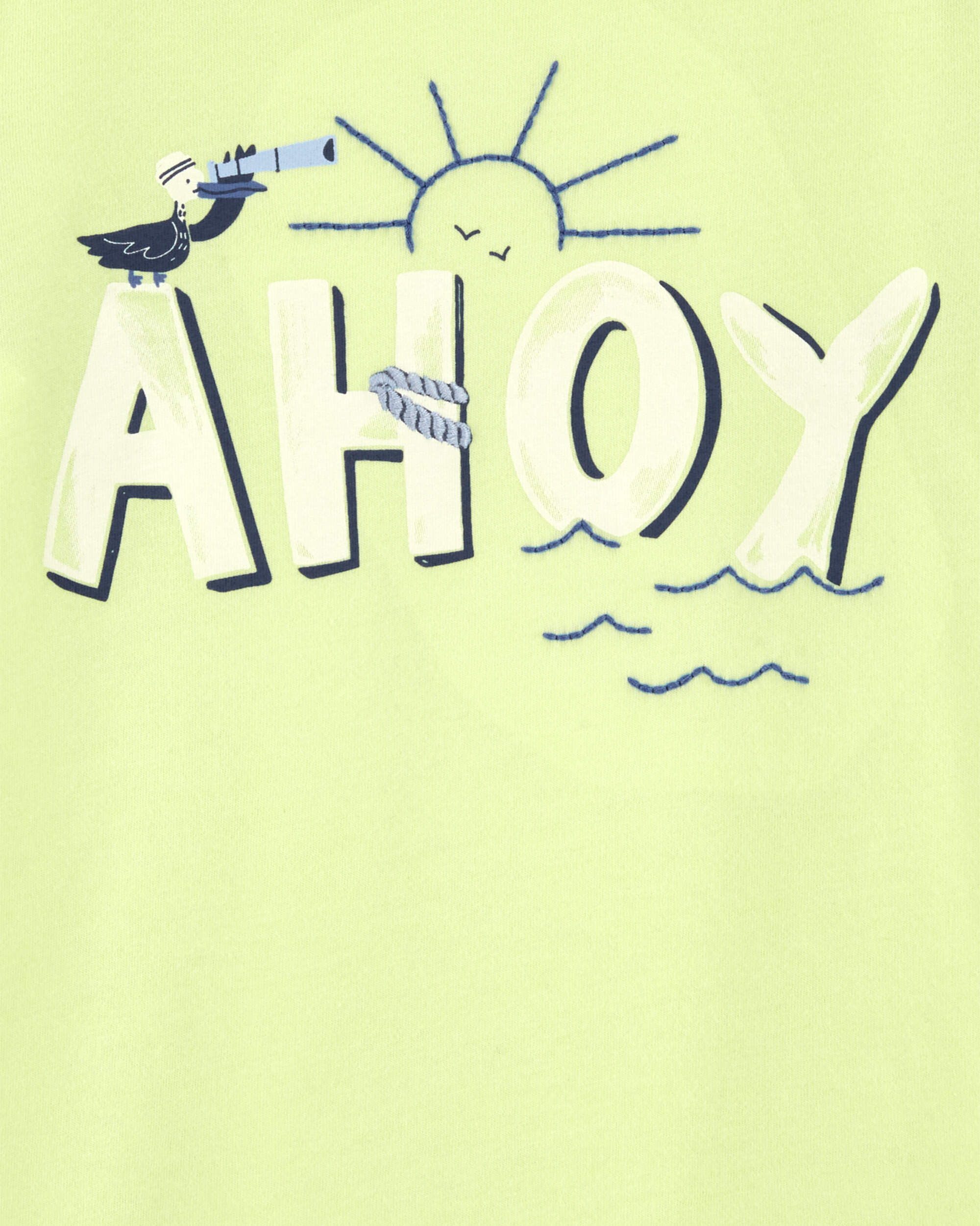 Lime Toddler Ahoy Graphic Tee | Carter’s Oshkosh Canada