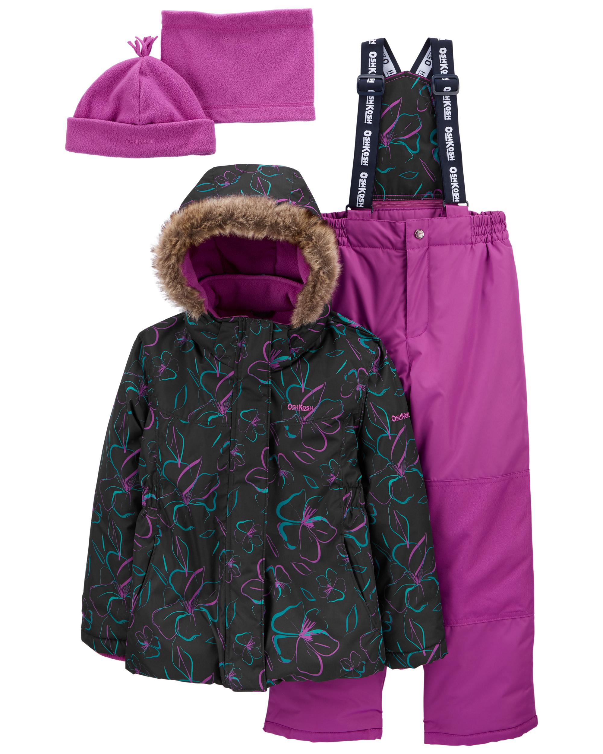 Multi 2-Piece Snowsuit With Bonus Hat And Neck Warmer | Carter’s ...