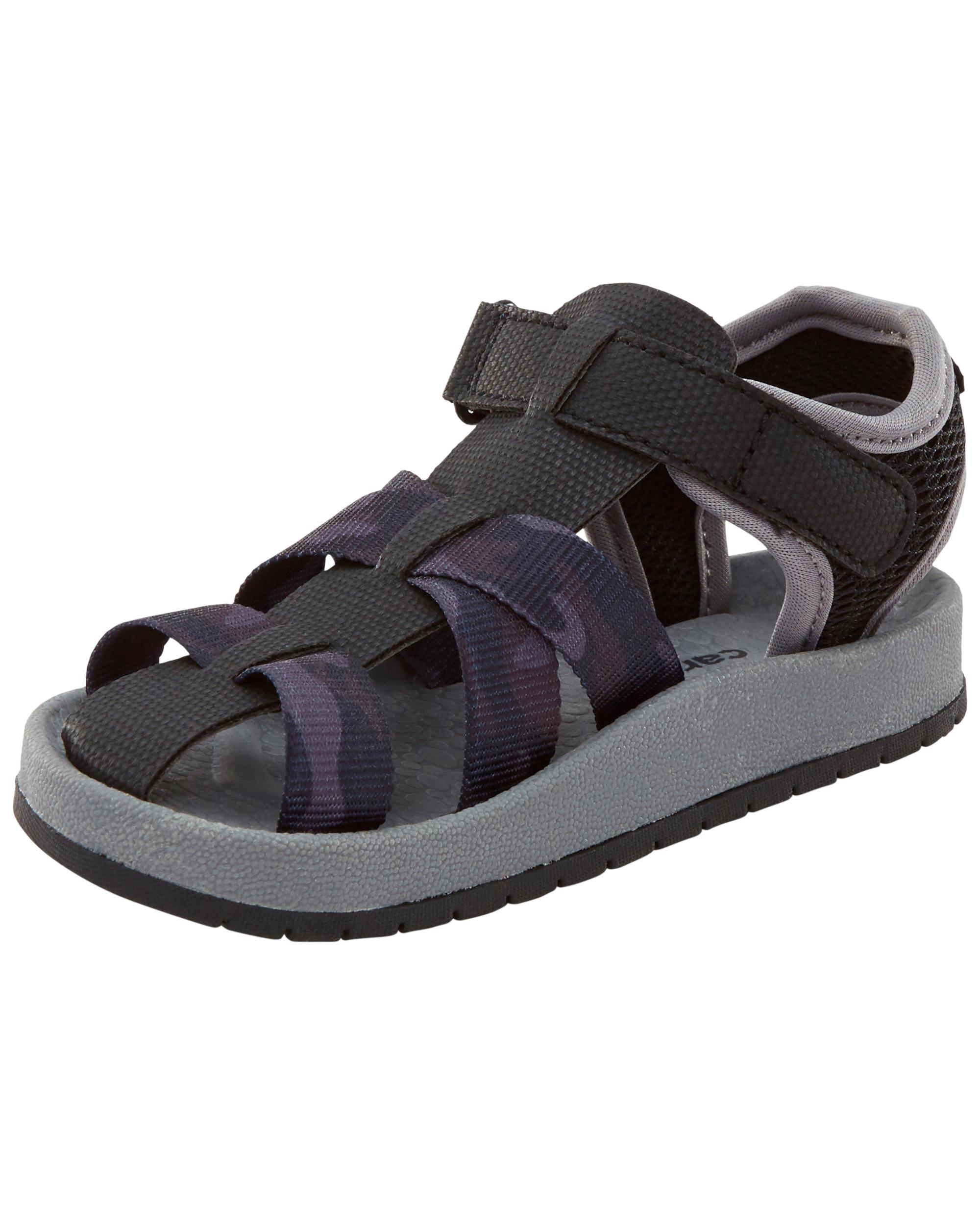 Black Fisherman Recycled Sandals | Carter’s Oshkosh Canada