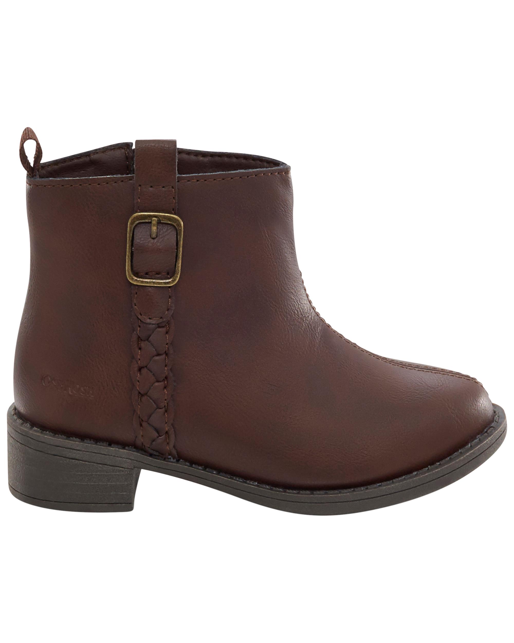 Brown Slip-On Boots | carters.com