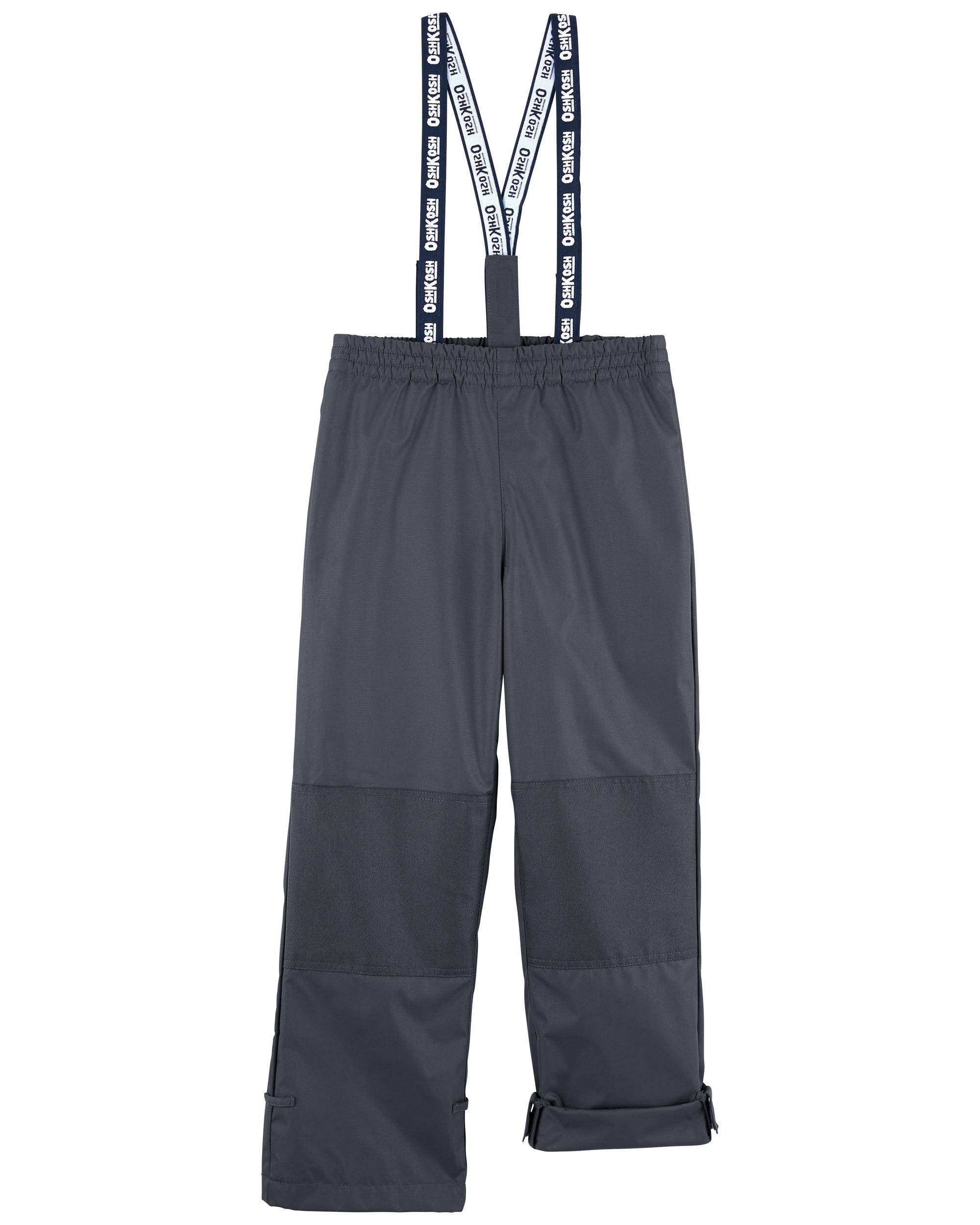Grey Fleece-Lined Lightweight Snow Pants | carters.com