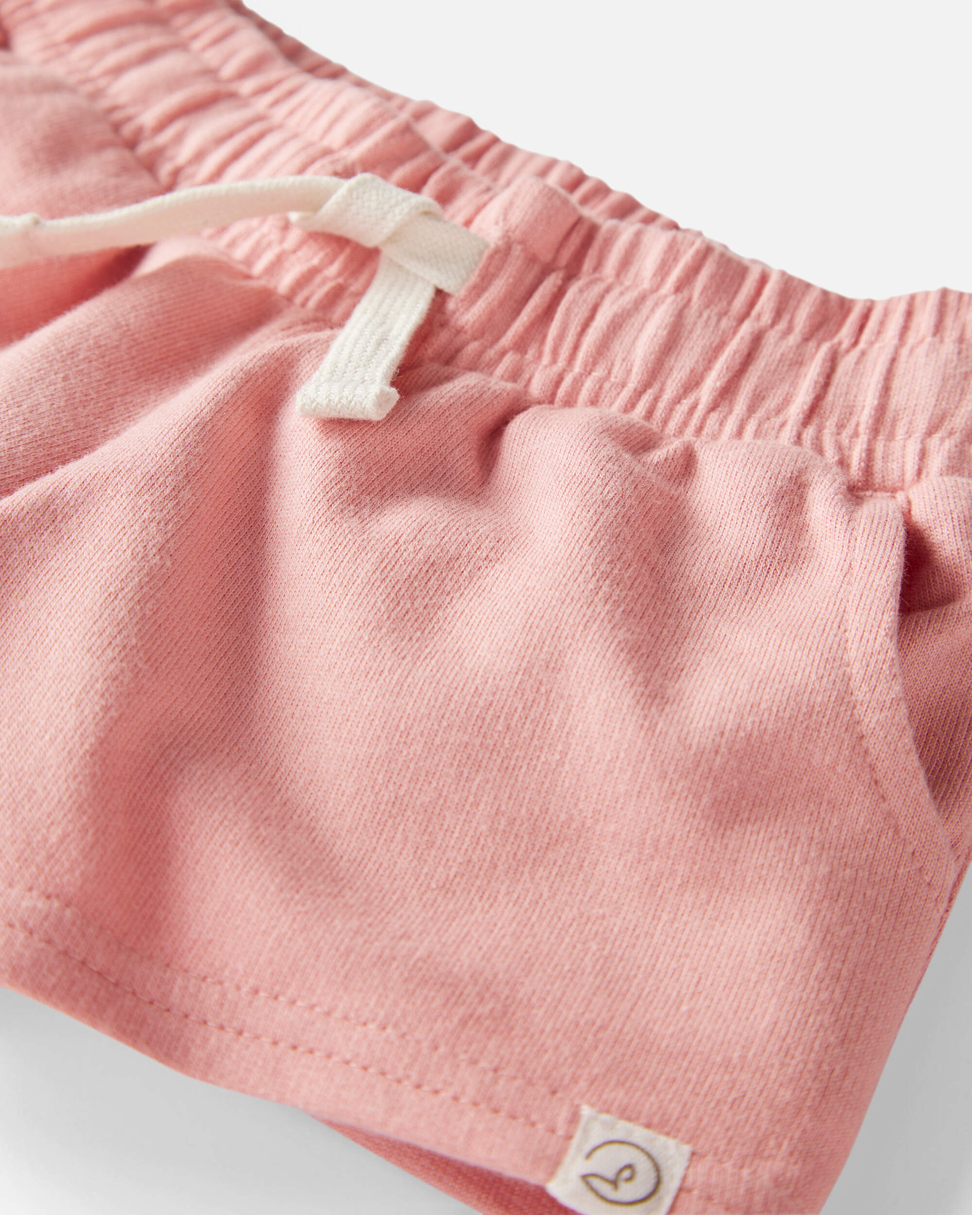 Grey Heather, Pink Baby 2-Pack Organic Cotton Shorts | Carter’s Oshkosh Canada