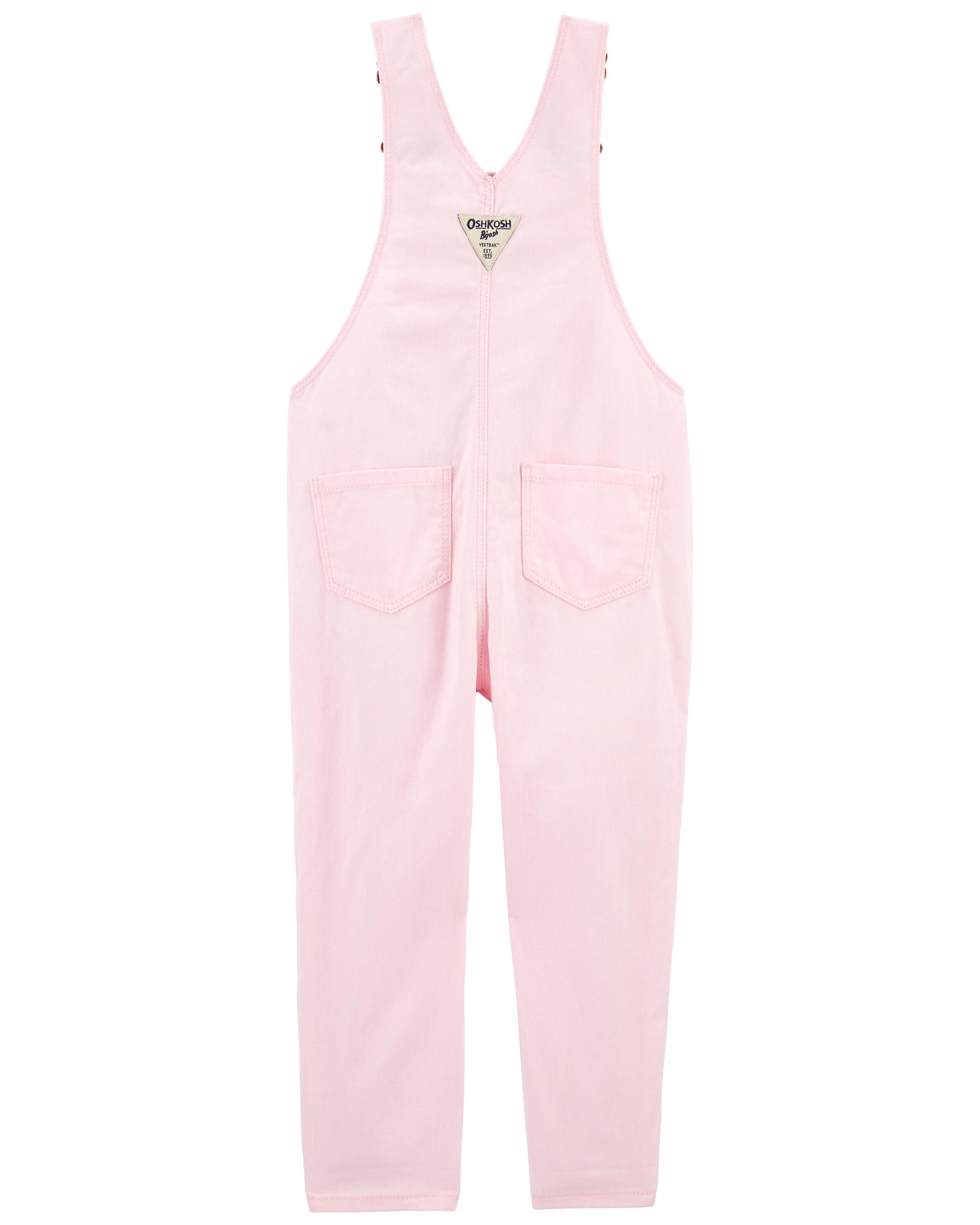 Pink Toddler Twill Overalls | Carter’s Oshkosh Canada
